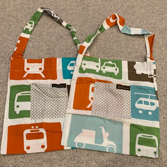 dwell | Bags | Dwell Studio Pair Of Cotton Totes | Poshmark